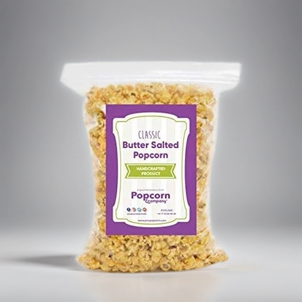 Gourmet Popcorn -Classic Butter Salted Popcorn Pack Made with Whole ...