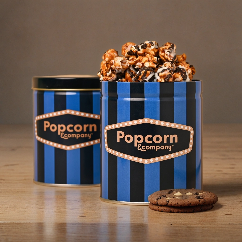 Gourmet Popcorn -Double Choco Fudge Popcorn - Pack of 2 - Popcorn & Company