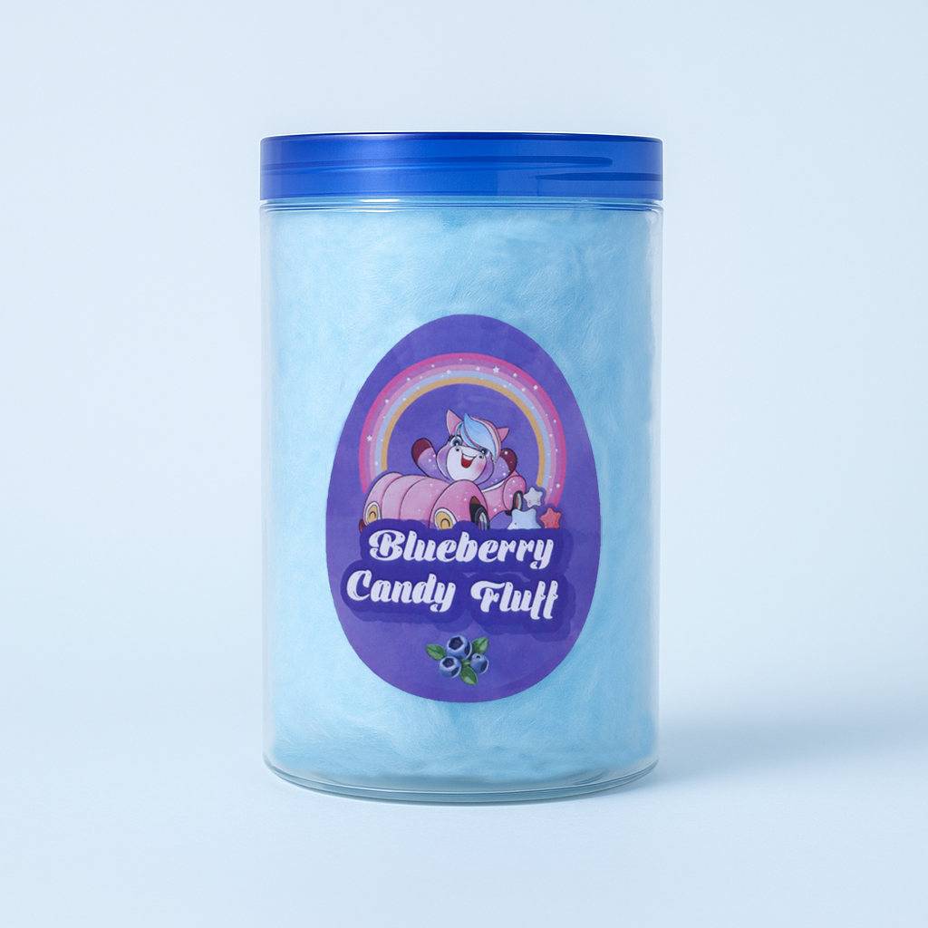 Gourmet Popcorn -Candy Floss - Blueberry Flavor - Popcorn & Company